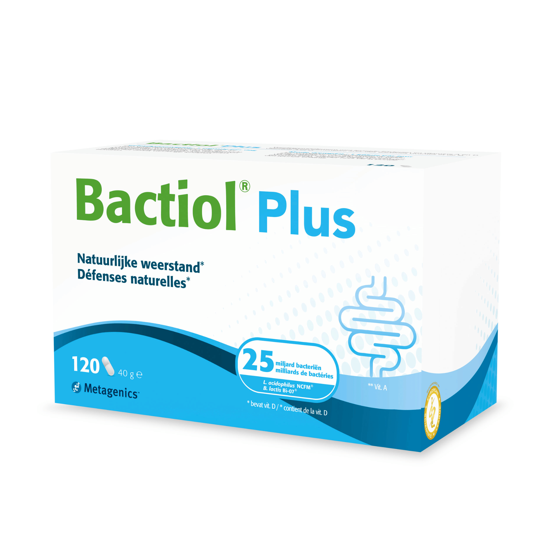 Bactiol Plus 120 capsules - online bestellen | Optiphar